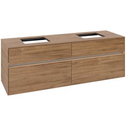 Villeroy & Boch Villeroy & Boch Waschtischunterschrank Collaro C137B0 1600x548x500mm mit Beleuchtung Kansas Oak C137B0RH