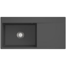 Villeroy & Boch Villeroy & Boch Einbausp&uuml;le Subway Style 60 Flat 1000x510mm Ablgarn. IB li Keram. Graphite cplus, 33 33621Fi4