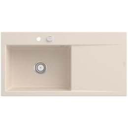 Villeroy & Boch Villeroy & Boch Einbausp&uuml;le Subway Style 60 1000x510mm Exc-Garn. IB li aus Keramik Ivory cplus, 3362 336202FU