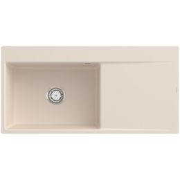 Villeroy & Boch Villeroy & Boch Einbausp&uuml;le Subway Style 60 Flat 1000x510mm Ablgarn. IB li Keram. Ivory cplus, 33621 33621FFU
