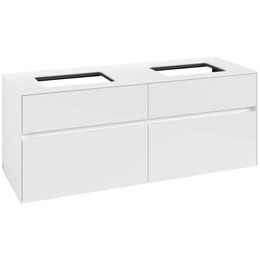 Villeroy & Boch Villeroy & Boch Waschtischunterschrank Collaro C11900 1400x548x500mm Glossy White C11900DH