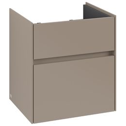 Villeroy & Boch Villeroy & Boch Waschtischunterschrank Collaro 510x546x414mm 2 Ausz. Waschbecken mittig Taupe C00700VM