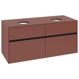 Villeroy & Boch Villeroy & Boch Waschtischunterschrank Collaro C044B0 1200x548x500mm m. Bel. 4 Ausz. f&uuml;r 2 Waschtisc C044B0AH