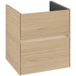 Villeroy & Boch Villeroy & Boch Waschtischunterschrank Collaro C142B0 472x609,5x480mm mit Beleuchtung Nordic Oak C142B0VJ
