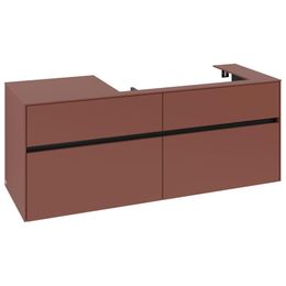 Villeroy & Boch Villeroy & Boch Waschtischunterschrank Collaro C090B0 1400x548x500mm m. Bel. 4 Ausz. Waschtisch re W C090B0AH