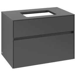Villeroy & Boch Villeroy & Boch Waschtischunterschrank Collaro C10800 800x548x500mm 2 Ausz. Waschtisch mittig Graphi C10800VR