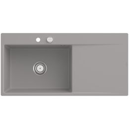 Villeroy & Boch Villeroy & Boch Einbausp&uuml;le Subway Style 60 Flat 1000x510mm Exc-Garn. IB li Keram. Fossil cplus, 336 33622FKD
