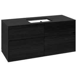 Villeroy & Boch Villeroy & Boch Waschtischunterschrank Collaro C11200 1200x548x500mm 4 Ausz. Waschtisch mittig Black C11200AB