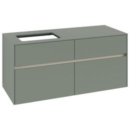 Villeroy & Boch Villeroy & Boch Waschtischunterschrank Collaro C11300 1200x548x500mm 4 Ausz. Waschtisch li Soft Gree C11300AF
