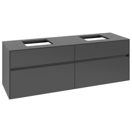 Villeroy & Boch Villeroy & Boch Waschtischunterschrank Collaro C137B0 1600x548x500mm m. Bel. 4 Ausz. f&uuml;r 2 Waschtisc C137B0VR
