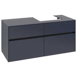Villeroy & Boch Villeroy & Boch Waschtischunterschrank Collaro C07200 1200x548x500mm 4 Ausz. Waschtisch re Marine Bl C07200VQ