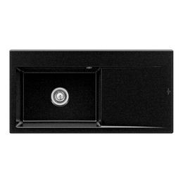 Villeroy & Boch Villeroy & Boch Einbausp&uuml;le Subway Style 60 336201 1000x 510mm IB li aus Keramik Chrom.e cplus, 3362 336200J0
