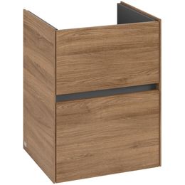 Villeroy & Boch Villeroy & Boch Waschtischunterschrank Collaro 472x610x404mm 2 Ausz. Waschbecken mittig Kansas Oak C14100RH