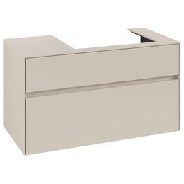 Villeroy & Boch Villeroy & Boch Waschtischunterschrank Collaro C018B0 1000x548x500mm m. Bel. 2 Ausz. Waschtisch re C C018B0VN