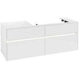Villeroy & Boch Villeroy & Boch Waschtischunterschrank Collaro C090B0 1400x548x500mm mit Beleuchtung C090B0DH