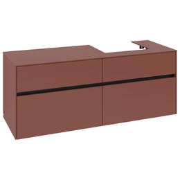 Villeroy & Boch Villeroy & Boch Waschtischunterschrank Collaro C075B0 1400x548x500mm m. Bel. 4 Ausz. Waschtisch re W C075B0AH