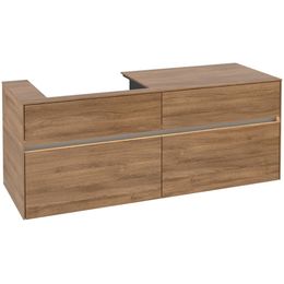 Villeroy & Boch Villeroy & Boch Waschtischunterschrank Collaro C085B0 1400x548x500mm mit Beleuchtung C085B0RH