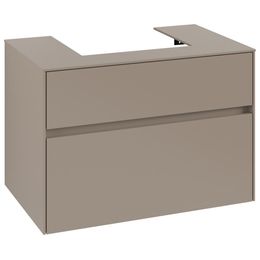 Villeroy & Boch Villeroy & Boch Waschtischunterschrank Collaro C069B0 800x548x500mm m. Bel. 2 Ausz. Waschtisch mitti C069B0VM