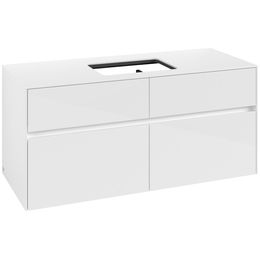 Villeroy & Boch Villeroy & Boch Waschtischunterschrank Collaro C11200 1200x548x500mm Glossy White C11200DH