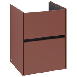 Villeroy & Boch Villeroy & Boch Waschtischunterschrank Collaro 472x610x404mm m. Bel. 2 Ausz. Waschtisch mittig Wine C141B0AH