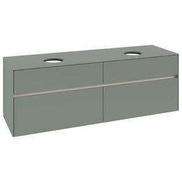 Villeroy & Boch Villeroy & Boch Waschtischunterschrank Collaro C052B0 1600x548x500mm m. Bel. 4 Ausz. f&uuml;r 2 Waschtisc C052B0AF