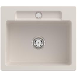 Villeroy & Boch Villeroy & Boch Einbausp&uuml;le Siluet 60 S 600x510mm Ablgarn. aus TitanCeram Crema cplus, 334601KR 334601KR