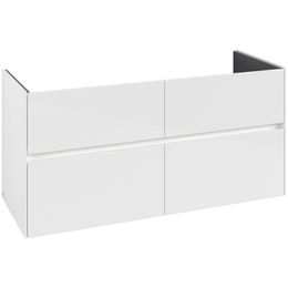 Villeroy & Boch Villeroy & Boch Waschtischunterschrank Collaro C147B0 472x609,5x1261mm mit Beleuchtung Glossy White C147B0DH