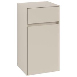 Villeroy & Boch Villeroy & Boch Seitenschrank Collaro 404x748x349mm 1 T&uuml;r 1 Schublade A:li Cashmere Grey C03200VN