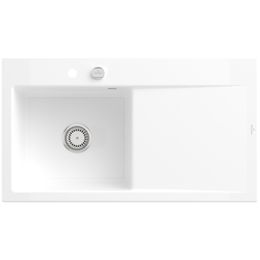 Villeroy & Boch Villeroy & Boch Einbausp&uuml;le Subway Style 50 1000x510mm Exc-Garn. IB li Keram. Snow White cplus, 3352 335202KG