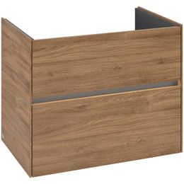 Villeroy & Boch Villeroy & Boch Waschtischunterschrank Collaro C144B0 472x609,5x761mm mit Beleuchtung Kansas Oak C144B0RH
