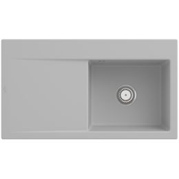 Villeroy & Boch Villeroy & Boch Einbausp&uuml;le Subway Style 50 1000x510mm Ablgarn. IB re aus Keramik Steam cplus, 33510 335101SM