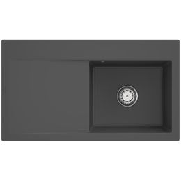 Villeroy & Boch Villeroy & Boch Einbausp&uuml;le Subway Style 50 1000x510mm Ablgarn. IB re Keram. Graphite cplus, 335101i 335101i4