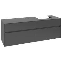 Villeroy & Boch Villeroy & Boch Waschtischunterschrank Collaro C079B0 1600x548x500mm m. Bel. 4 Ausz. Waschtisch re G C079B0VR