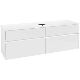 Villeroy & Boch Villeroy & Boch Waschtischunterschrank Collaro C049 1600x548x500mm 4 Ausz. Waschtisch m.tig Glossy W C04900DH