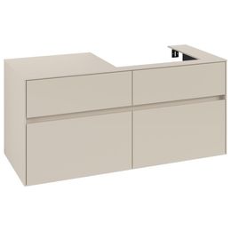 Villeroy & Boch Villeroy & Boch Waschtischunterschrank Collaro C08300 1200x548x500mm 4 Ausz. Waschtisch re Cashmere C08300VN