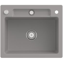 Villeroy & Boch Villeroy & Boch Einbausp&uuml;le Siluet 60 S 600x510mm Exc-Garn. aus TitanCeram Fossil cplus, 334602KD 334602KD
