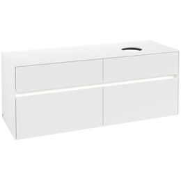 Villeroy & Boch Villeroy & Boch Waschtischunterschrank Collaro C047B0 1400x548x500mm mit Beleuchtung C047B0MS