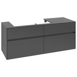 Villeroy & Boch Villeroy & Boch Waschtischunterschrank Collaro C089B0 1400x548x500mm m. Bel. 4 Ausz. Waschtisch li G C089B0VR