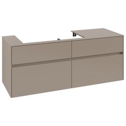 Villeroy & Boch Villeroy & Boch Waschtischunterschrank Collaro C089B0 1400x548x500mm m. Bel. 4 Ausz. Waschtisch li T C089B0VM