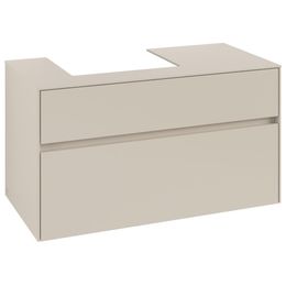 Villeroy & Boch Villeroy & Boch Waschtischunterschrank Collaro C01400 1000x548x500mm 2 Ausz. Waschtisch li Cashmere C01400VN