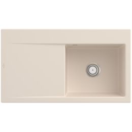 Villeroy & Boch Villeroy & Boch Einbausp&uuml;le Subway Style 50 1000x510mm Ablgarn. IB re aus Keramik Ivory cplus, 33510 335101FU