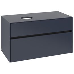 Villeroy & Boch Villeroy & Boch Waschtischunterschrank Collaro C03900 1000x548x500mm 2 Ausz. Waschtisch li Marine Bl C03900VQ