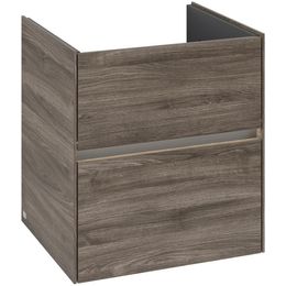 Villeroy & Boch Villeroy & Boch Waschtischunterschrank Collaro C142B0 472x609,5x480mm mit Beleuchtung Stone Oak C142B0RK