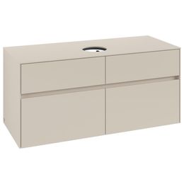 Villeroy & Boch Villeroy & Boch Waschtischunterschrank Collaro C04100 1200x548x500mm 4 Ausz. Waschtisch mittig Cashm C04100VN