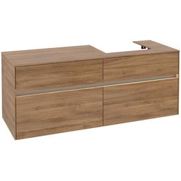 Villeroy & Boch Villeroy & Boch Waschtischunterschrank Collaro C075B0 1400x548x500mm mit Beleuchtung C075B0RH