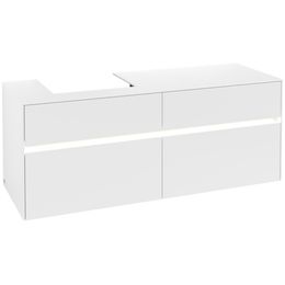 Villeroy & Boch Villeroy & Boch Waschtischunterschrank Collaro C074B0 1400x548x500mm mit Beleuchtung C074B0MS