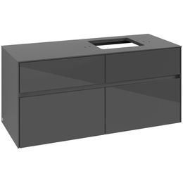 Villeroy & Boch Villeroy & Boch Waschtischunterschrank Collaro C13000 1200x548x500mm Glossy Grey C13000FP