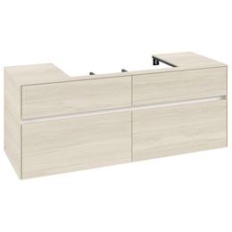 Villeroy & Boch Villeroy & Boch Waschtischunterschrank Collaro C08800 1400x548x500mm 4 Ausz. Waschtisch mittig White C08800AA