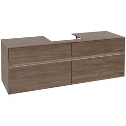 Villeroy & Boch Villeroy & Boch Waschtischunterschrank Collaro C077B0 1600x548x500mm mit Beleuchtung C077B0VH