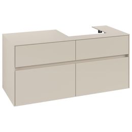Villeroy & Boch Villeroy & Boch Waschtischunterschrank Collaro C07200 1200x548x500mm 4 Ausz. Waschtisch re Cashmere C07200VN